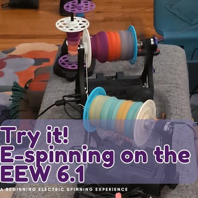 Beginning Spinning on the EEW 6.1 – Eureka Fiber in the Ozarks